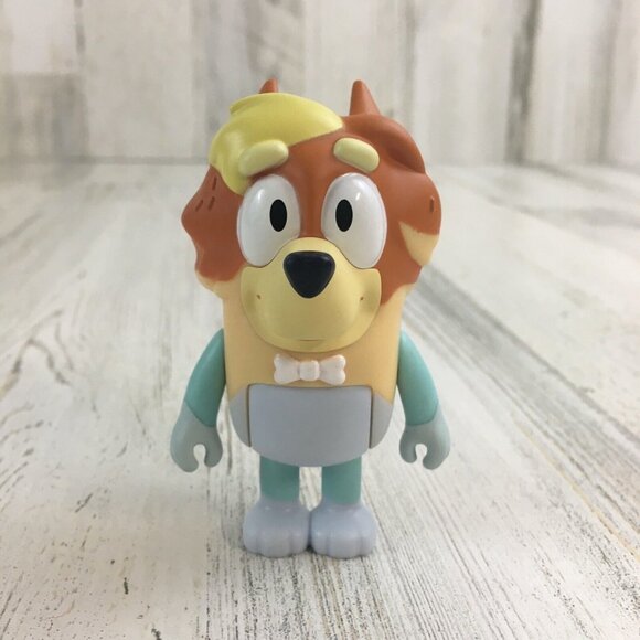 moose toys | Toys | Bluey Friends Tv Show Uncle Rad Bow Tie Dog Figure ...